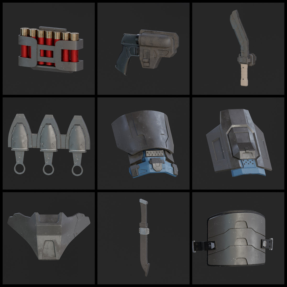 Spartan Armor Accessories Bundle - 3D Print Files – Galactic Armory