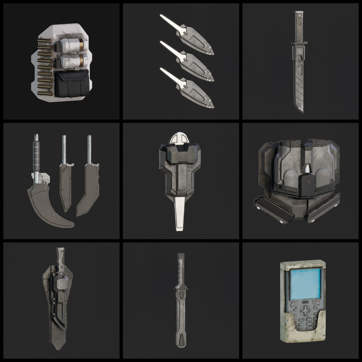 Spartan Armor Accessories Bundle - 3D Print Files – Galactic Armory