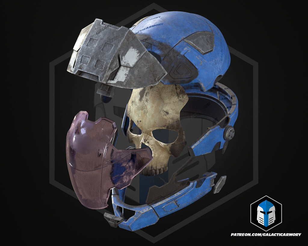 Reach Haunted Helmet - 3D Print Files – Galactic Armory