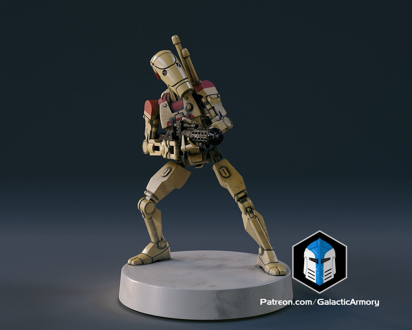 1:48 Scale Battle Droid Army - Heavy Class - 3D Print Files – Galactic ...