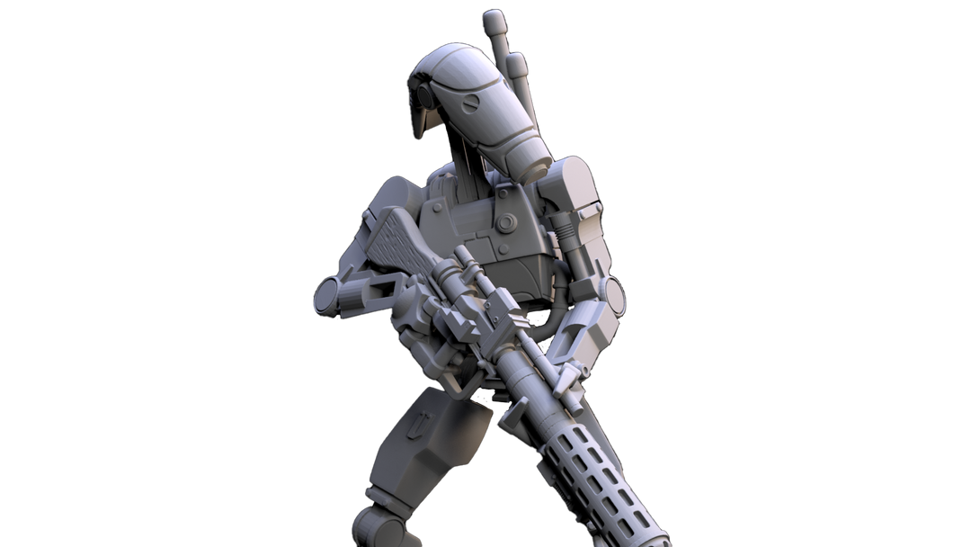 1:48 Scale Battle Droid Army - Heavy Class - 3D Print Files – Galactic ...
