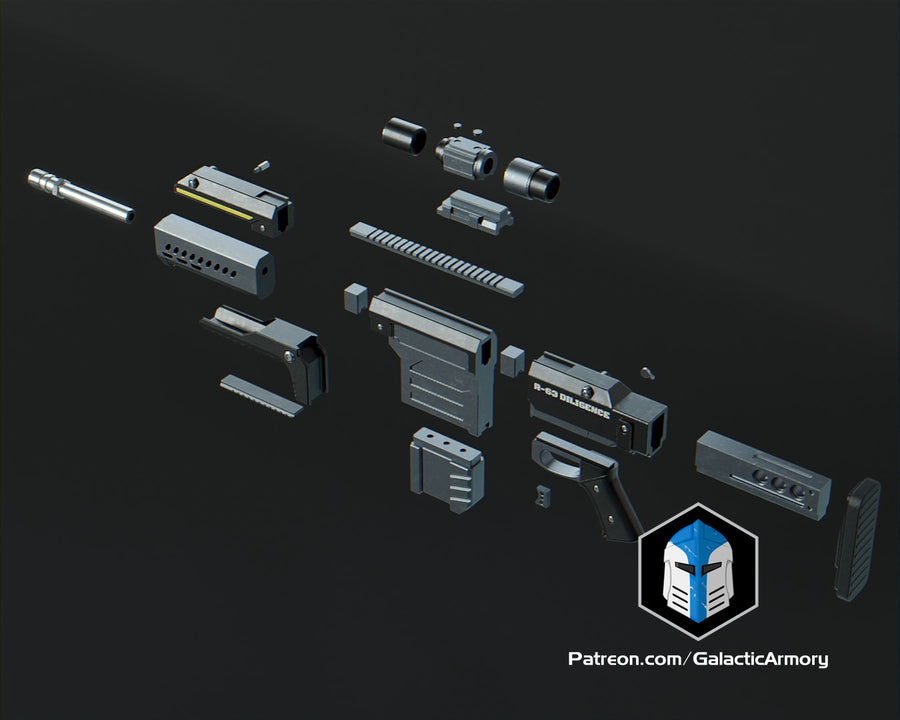 HD2 - Diligence - 3D Print Files – Galactic Armory