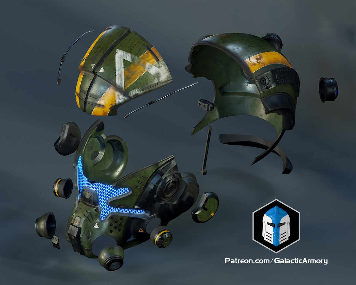 Jack Cooper Titanfall Helmet - 3D Print Files – Galactic Armory