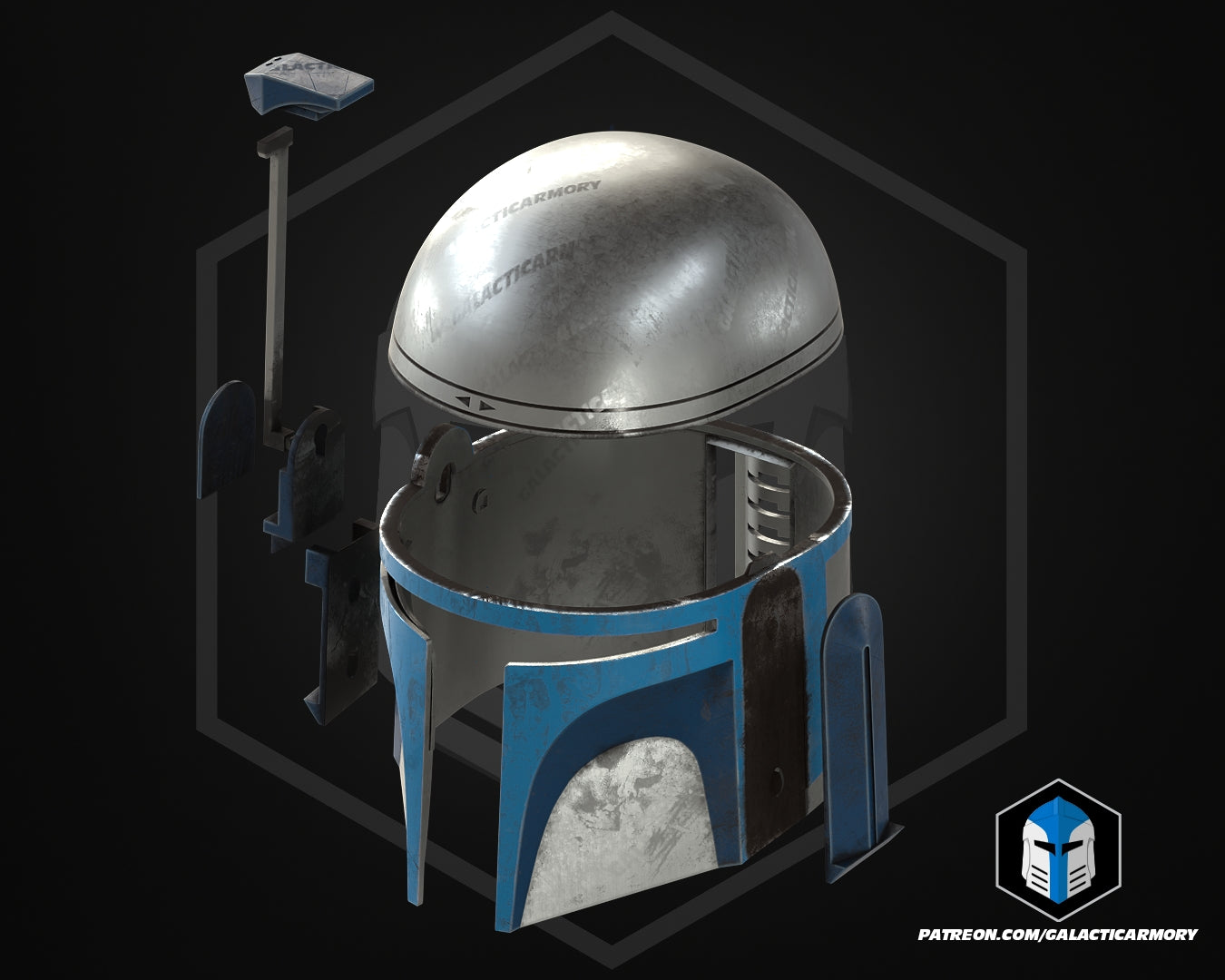 Jango Fett Helmet and Armor - 3D Print Files – Galactic Armory