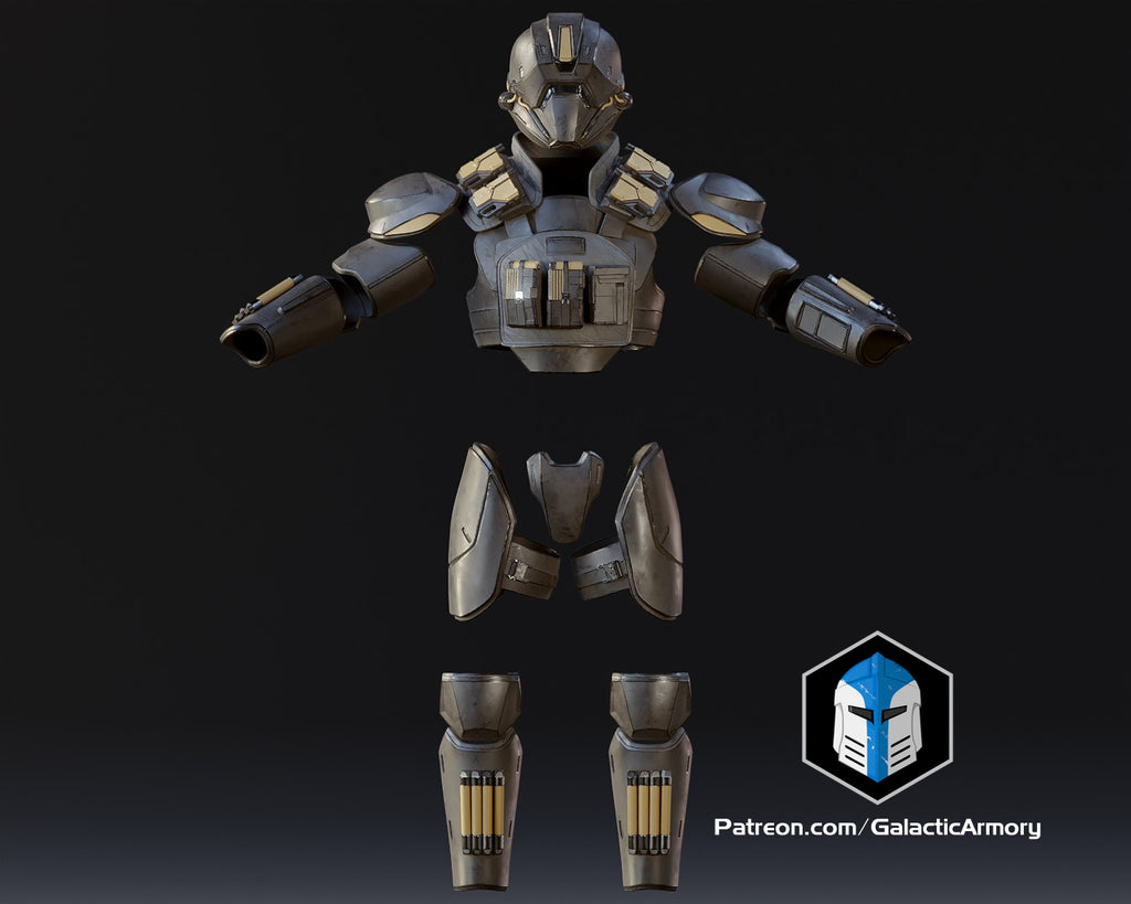 HD2 - Juggernaut Armor - 3D Print Files – Galactic Armory