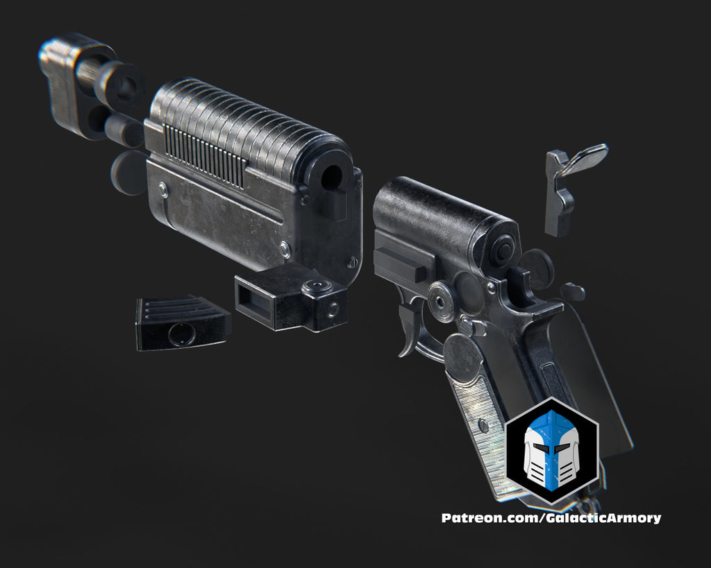 Kyle Katarn K-17 Bryar Blaster - 3D Print Files – Galactic Armory