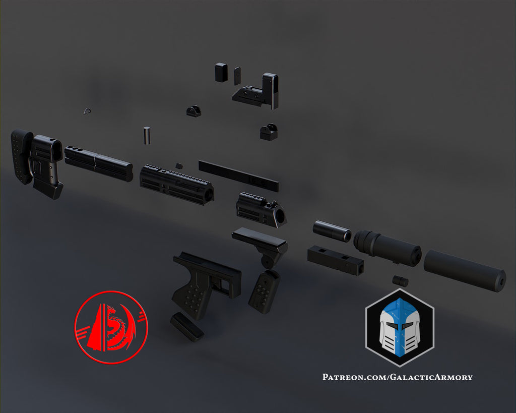 ODST SMG - 3D Print Files – Galactic Armory