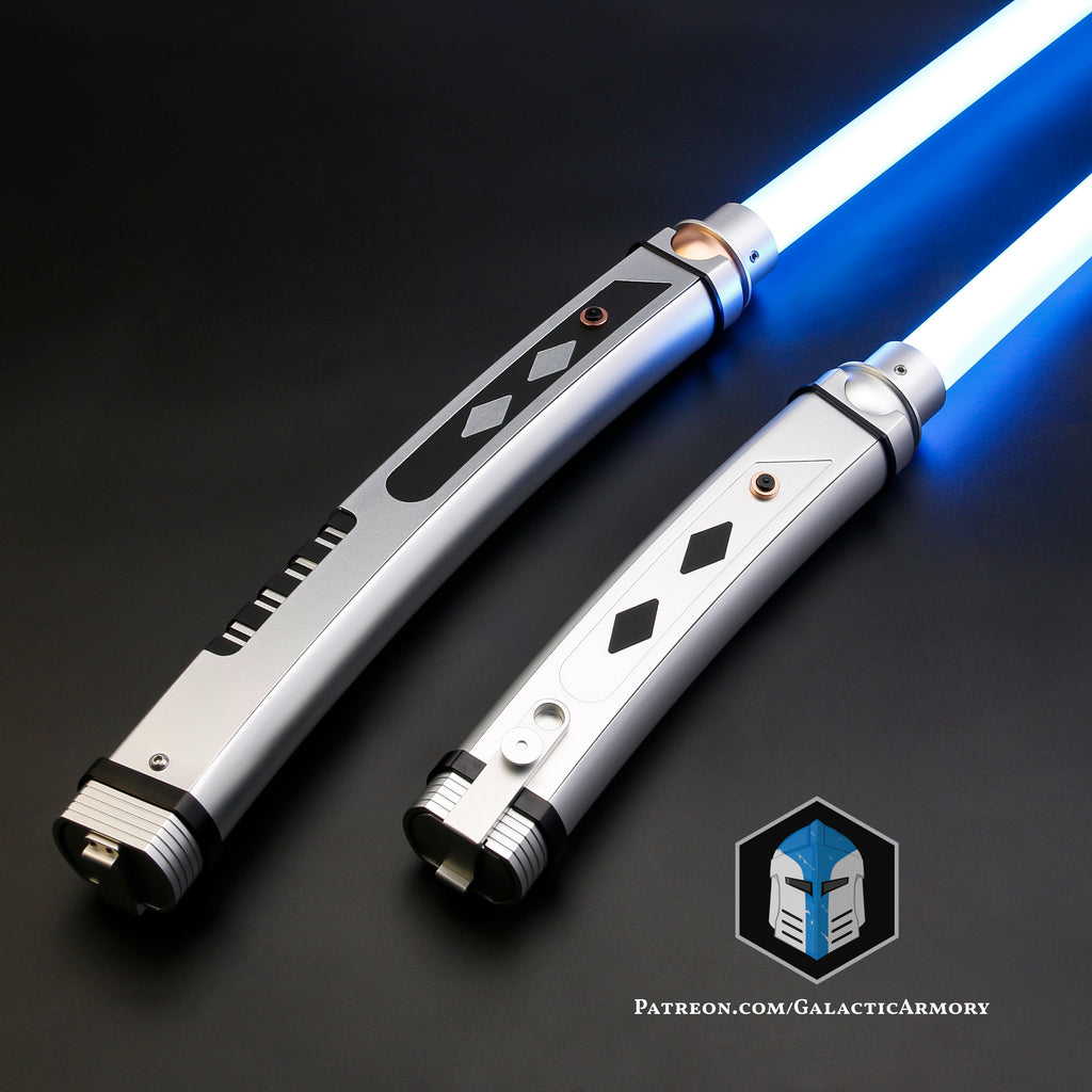 Ahsoka Tano Neopixel Lightsabers w/ Blades - Lightsaber Collection ...