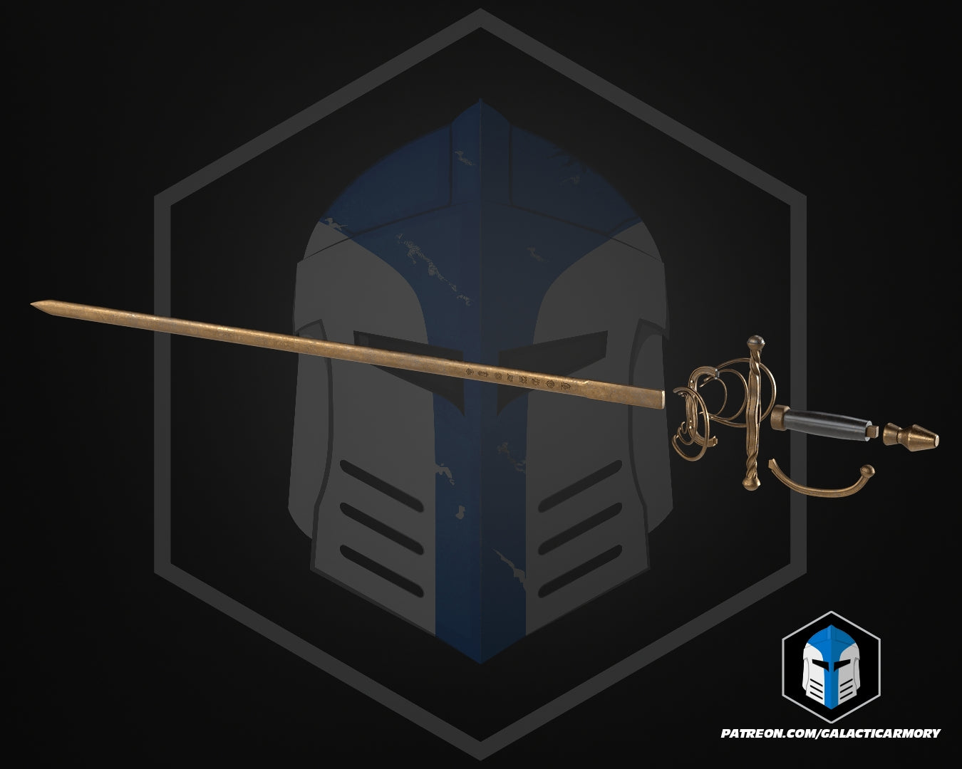 E33 Maellum Sword - 3D Print Files – Galactic Armory