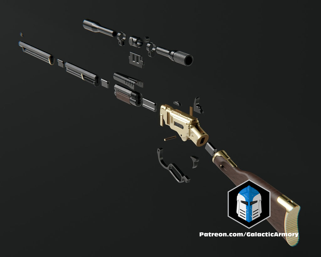 Mandalorian Repeater Blaster - 3D Print Files – Galactic Armory