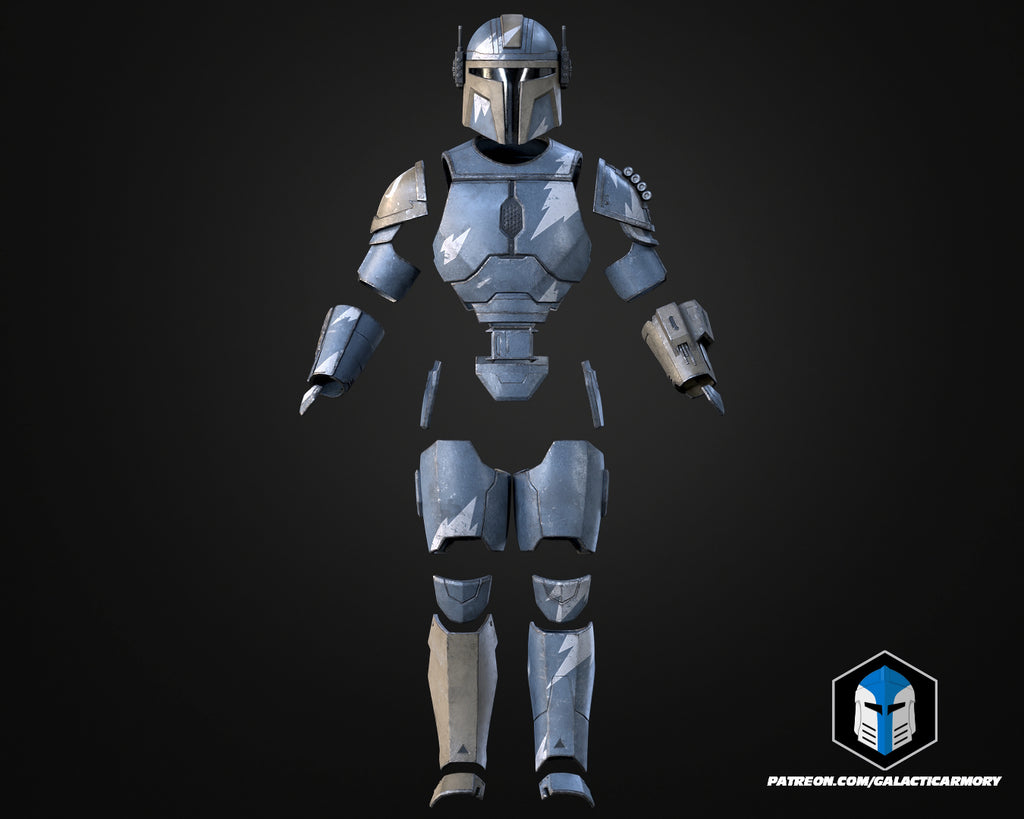 Mando Strength Helmet and Armor - 3D Print Files – Galactic Armory