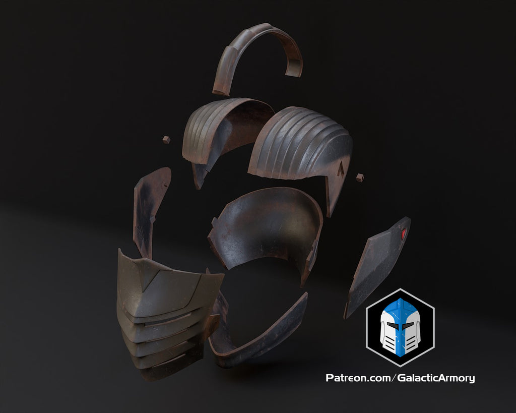 Marrok Helmet - 3D Print Files – Galactic Armory