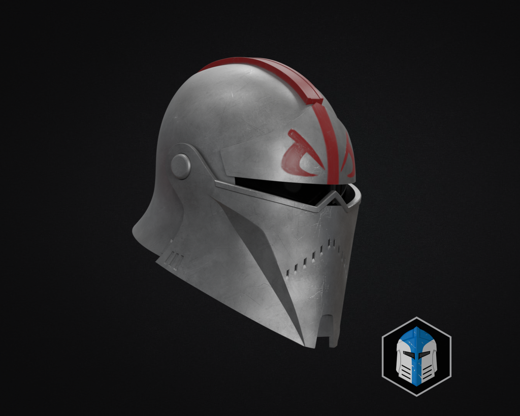 Bartok Medieval Captain Fordo Helmets - 3D Print Files – Galactic Armory