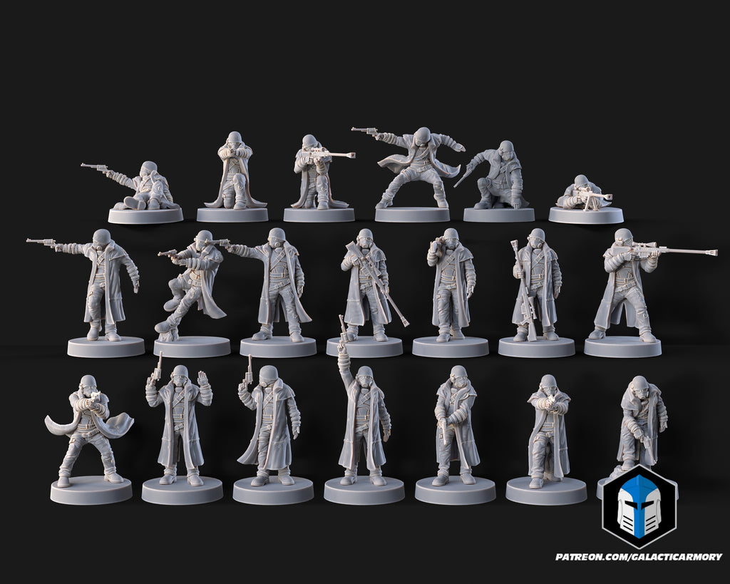1:48 Scale NCR Rangers - 3D Print Files – Galactic Armory