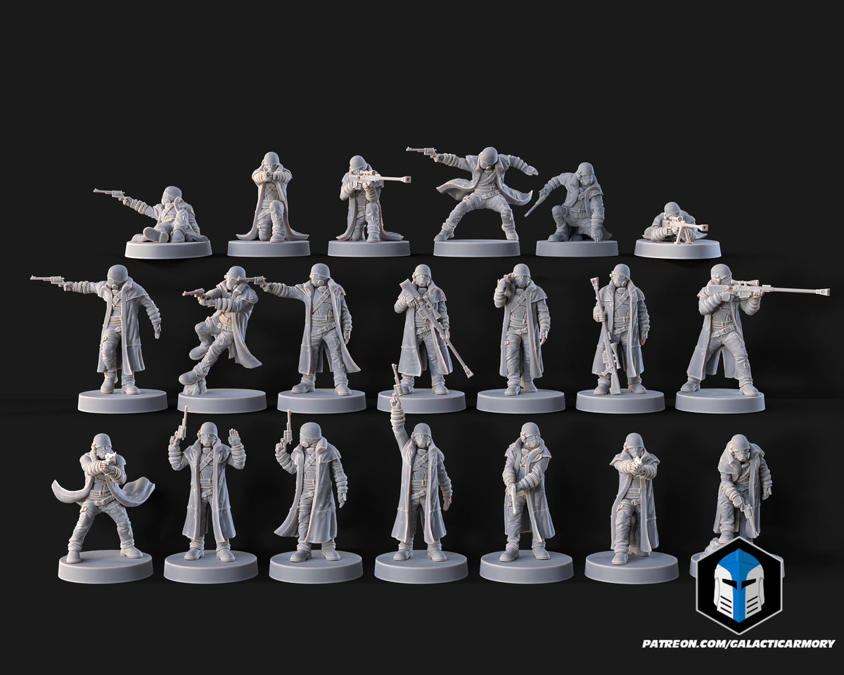 1:48 Scale NCR Rangers - 3D Print Files – Galactic Armory