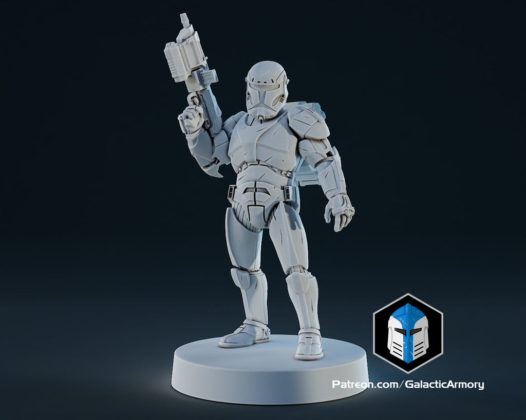 1:48 Scale Republic Commando Miniatures - 3D Print Files – Galactic Armory