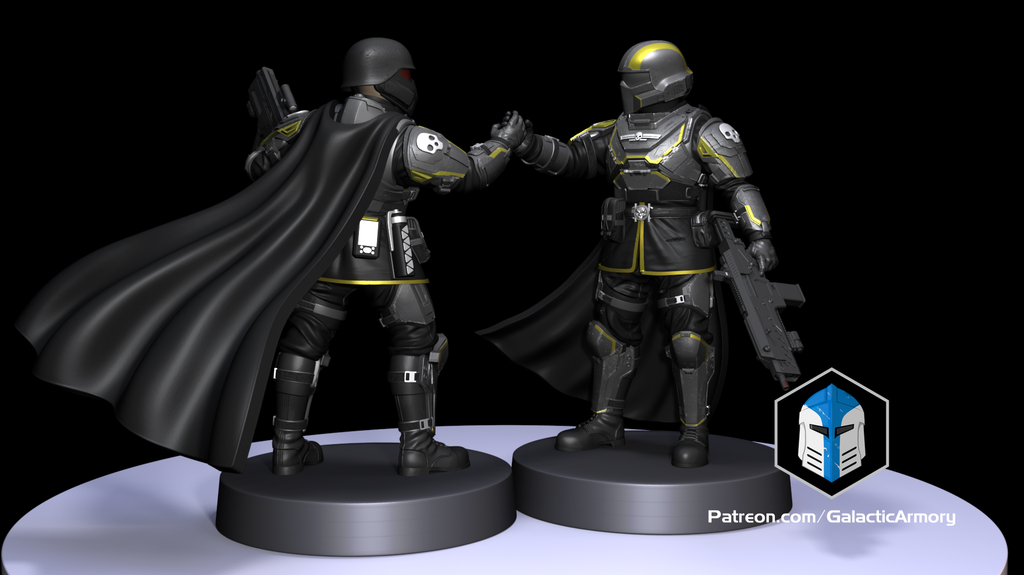 1:48 Scale Helldivers - 3D Print Files – Galactic Armory