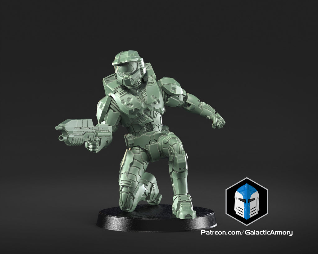 1:48 Scale Master Chief Miniatures - 3D Print Files – Galactic Armory