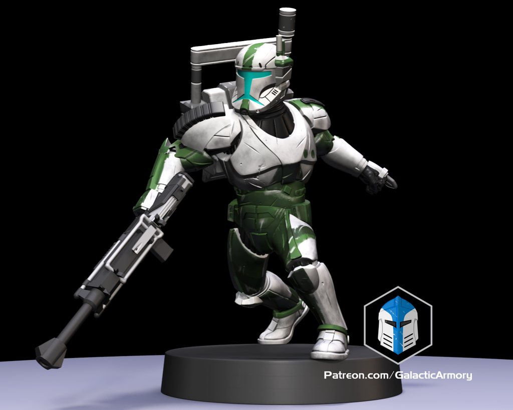 1:48 Scale Republic Commando Miniatures - 3D Print Files – Galactic Armory