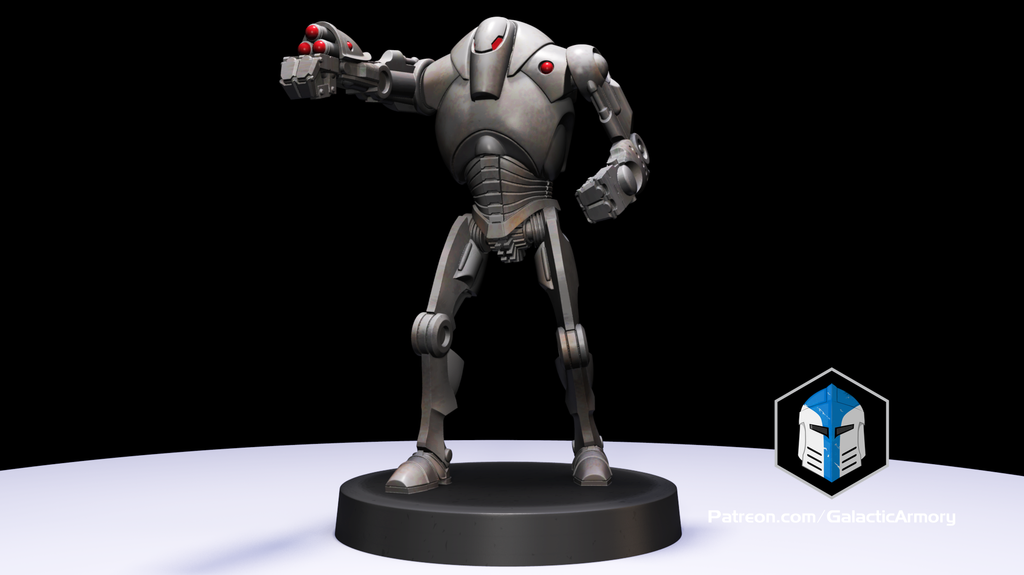 1:48 Scale Battle Droid Army - B2 Class - 3D Print Files – Galactic Armory