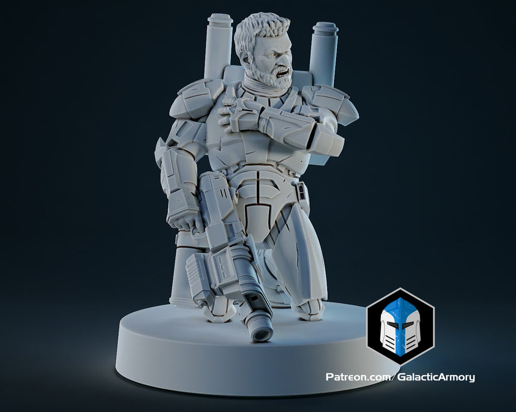 1:48 Scale Republic Commando Miniatures - 3D Print Files – Galactic Armory