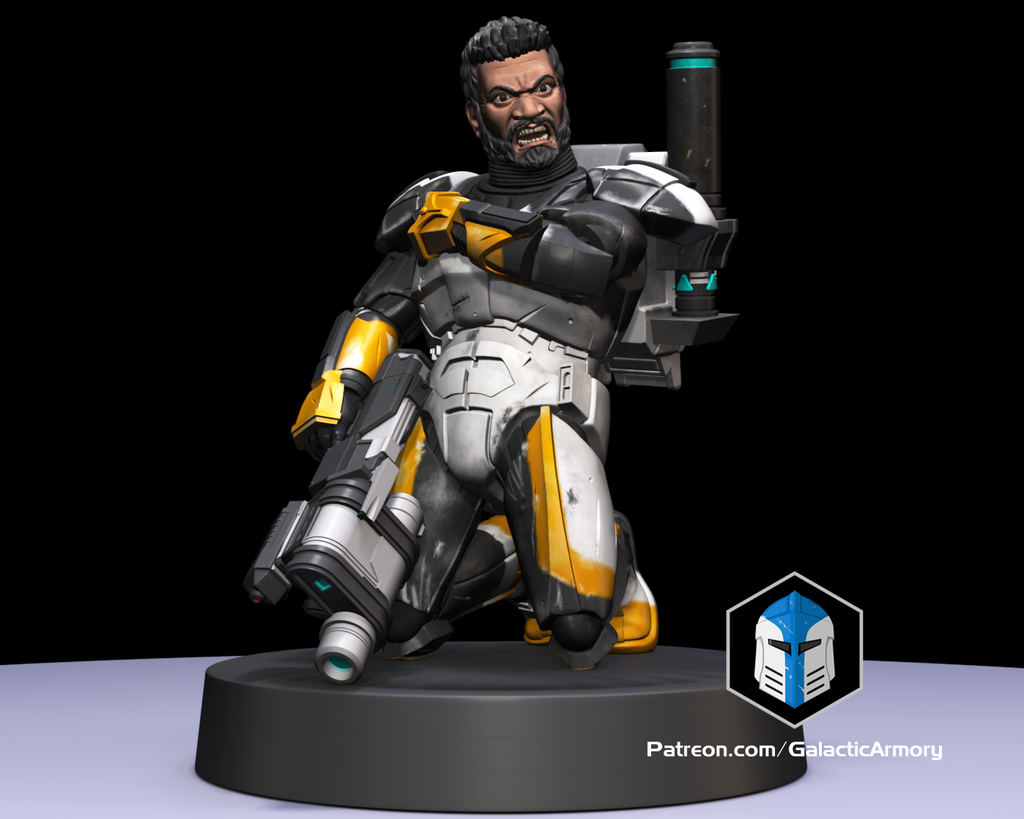 1:48 Scale Republic Commando Miniatures - 3D Print Files – Galactic Armory