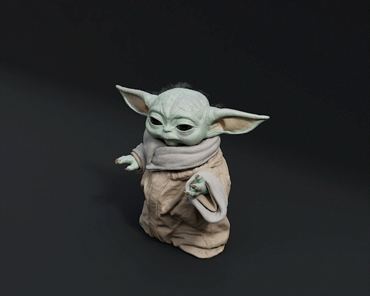 Grogu Figurine - Pose 2 - 3D Print Files – Galactic Armory