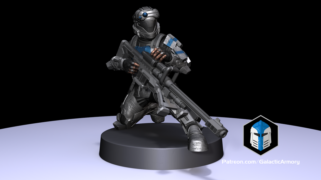 1:48 Scale Alpha 9 ODST Miniatures - 3D Print Files – Galactic Armory