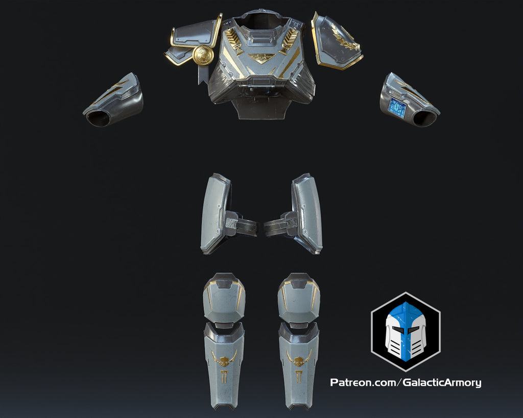 HD2 Armor - Savior of the Free - 3D Print Files – Galactic Armory