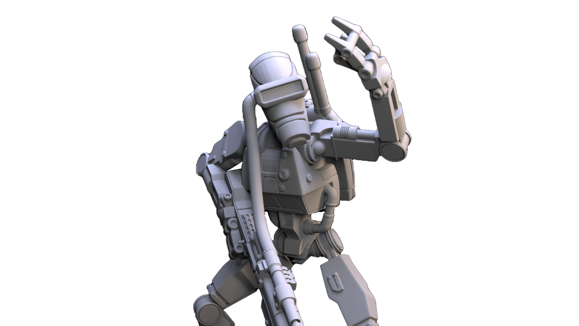 1:48 Scale Battle Droid Army - Specialist Class - 3D Print Files ...