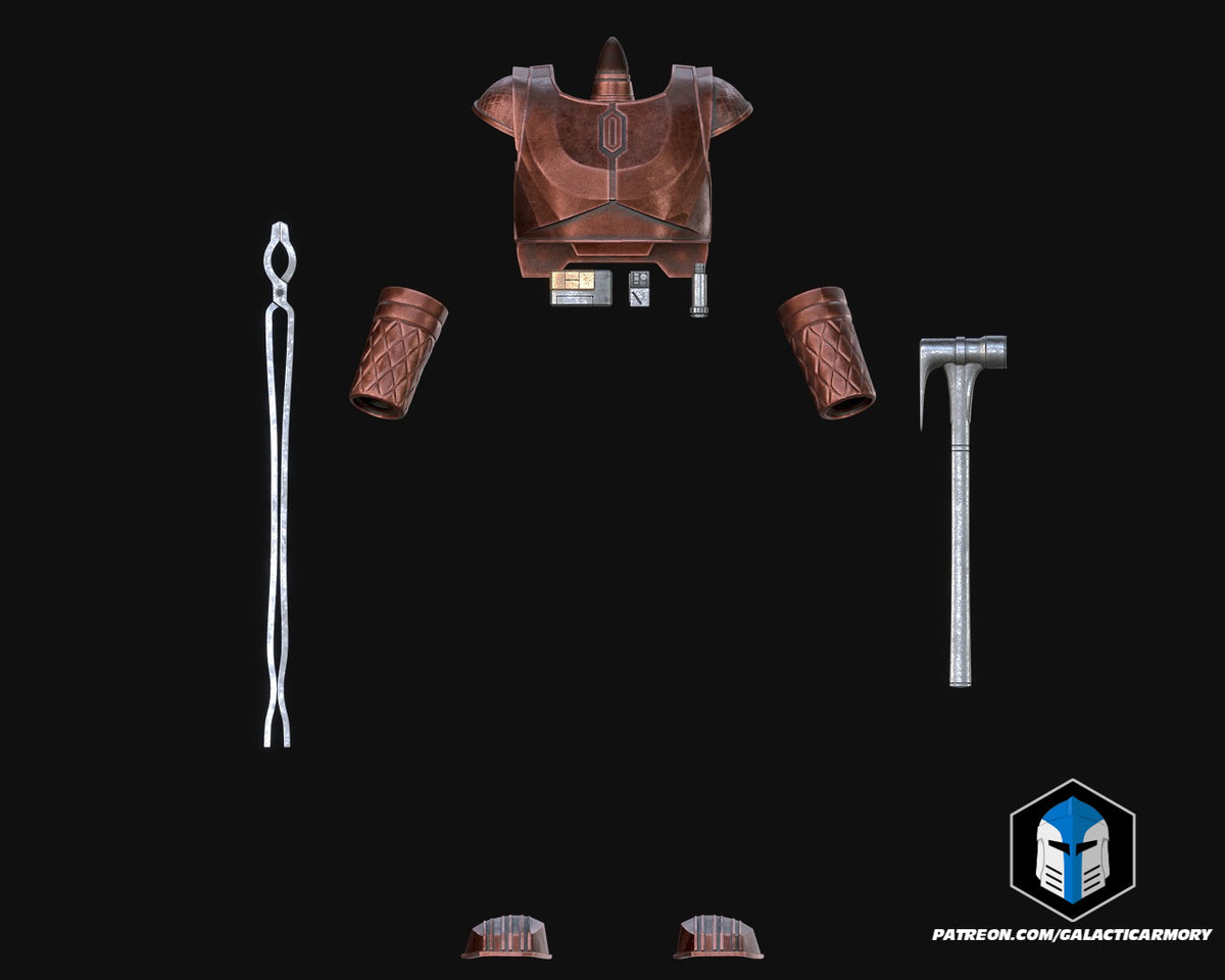 The Armorer Armor - 3D Print Files – Galactic Armory