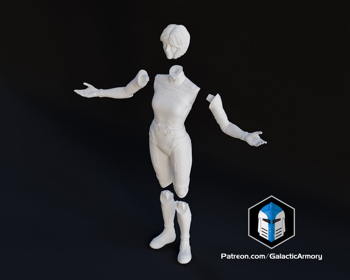 The Weapon Figurine - Pose 1 - 3D Print Files – Galactic Armory
