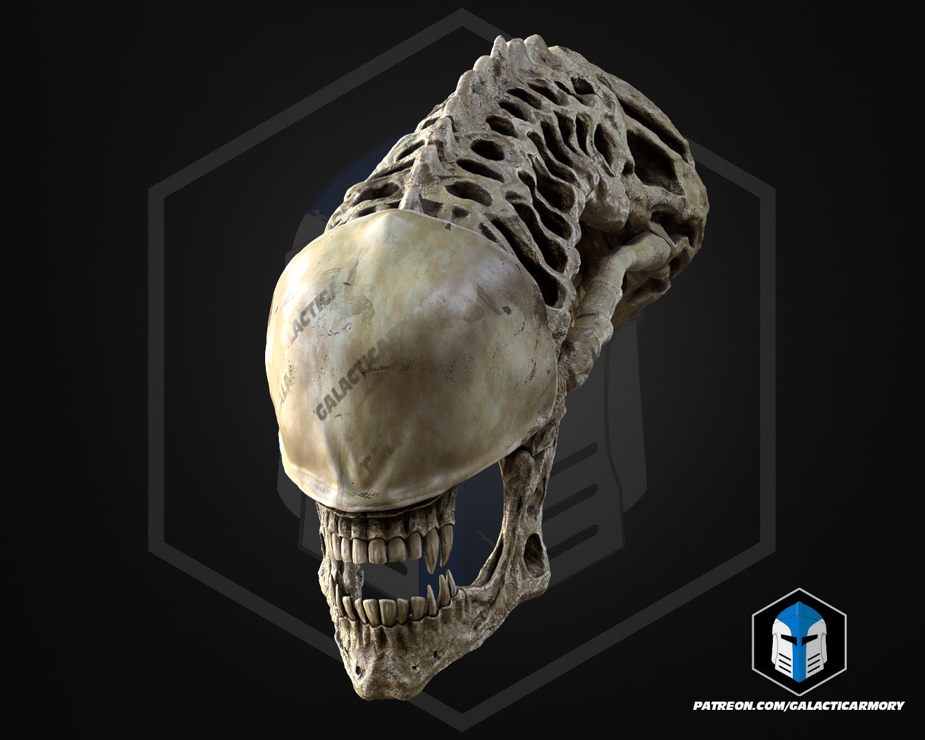 Xenomorph Skull - 3D Print Files – Galactic Armory