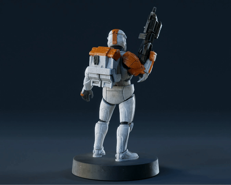 1:48 Scale Republic Commando Miniatures - 3D Print Files – Galactic Armory