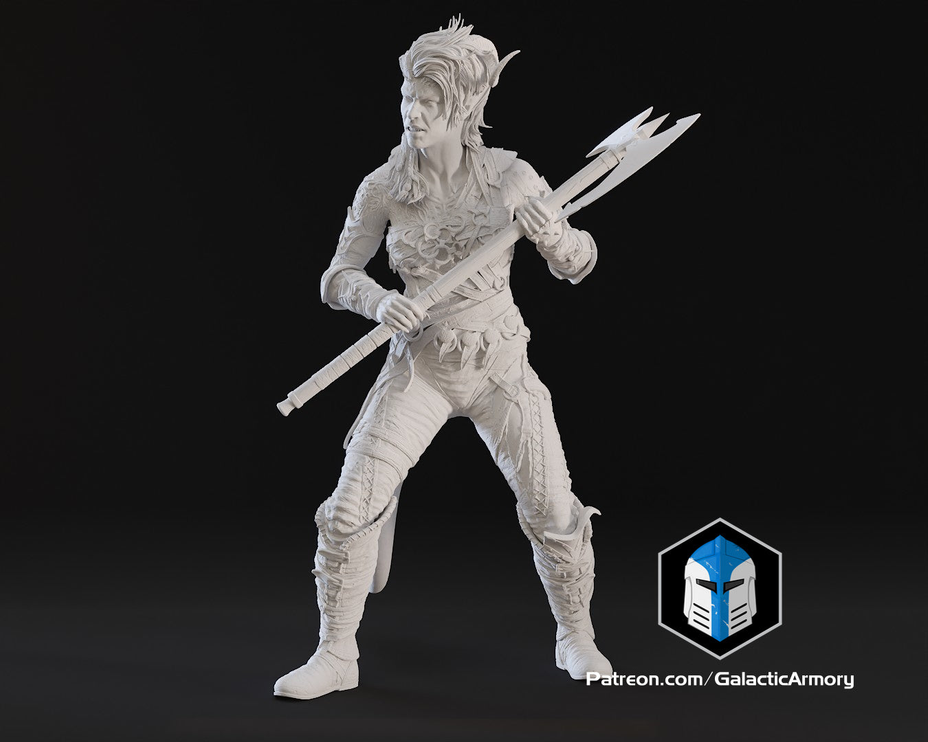 Karlach Figurine - Pose 2 - 3D Print Files – Galactic Armory