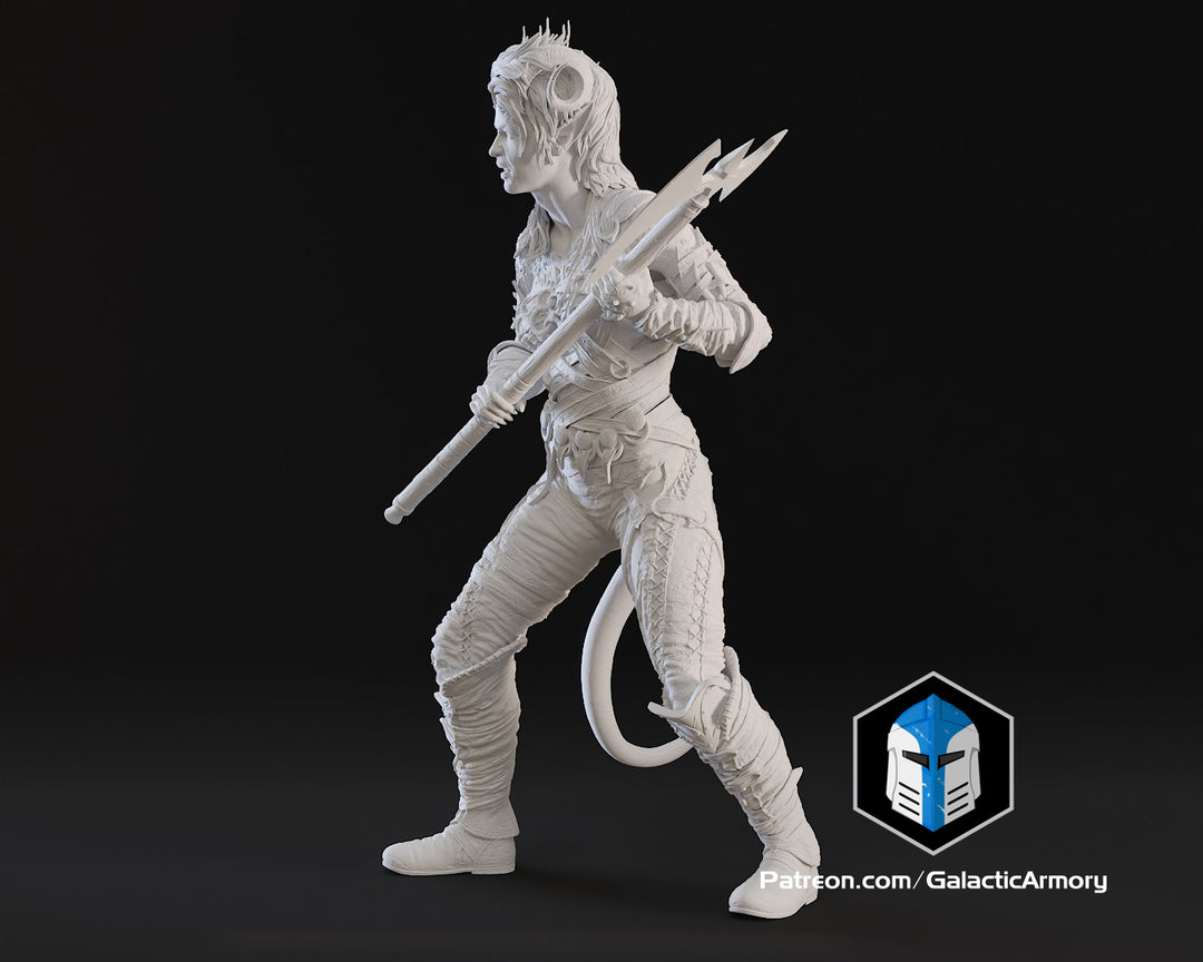 Karlach Figurine - Pose 2 - 3D Print Files – Galactic Armory