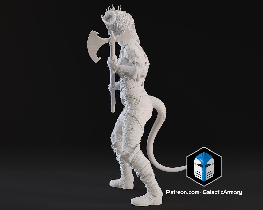 Karlach Figurine - Pose 2 - 3D Print Files – Galactic Armory