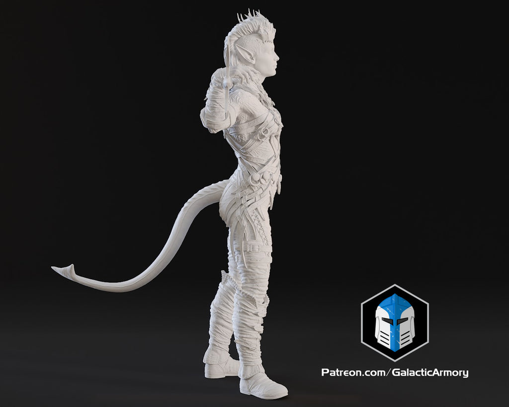 Karlach Figurine - Pose 1 - 3D Print Files – Galactic Armory