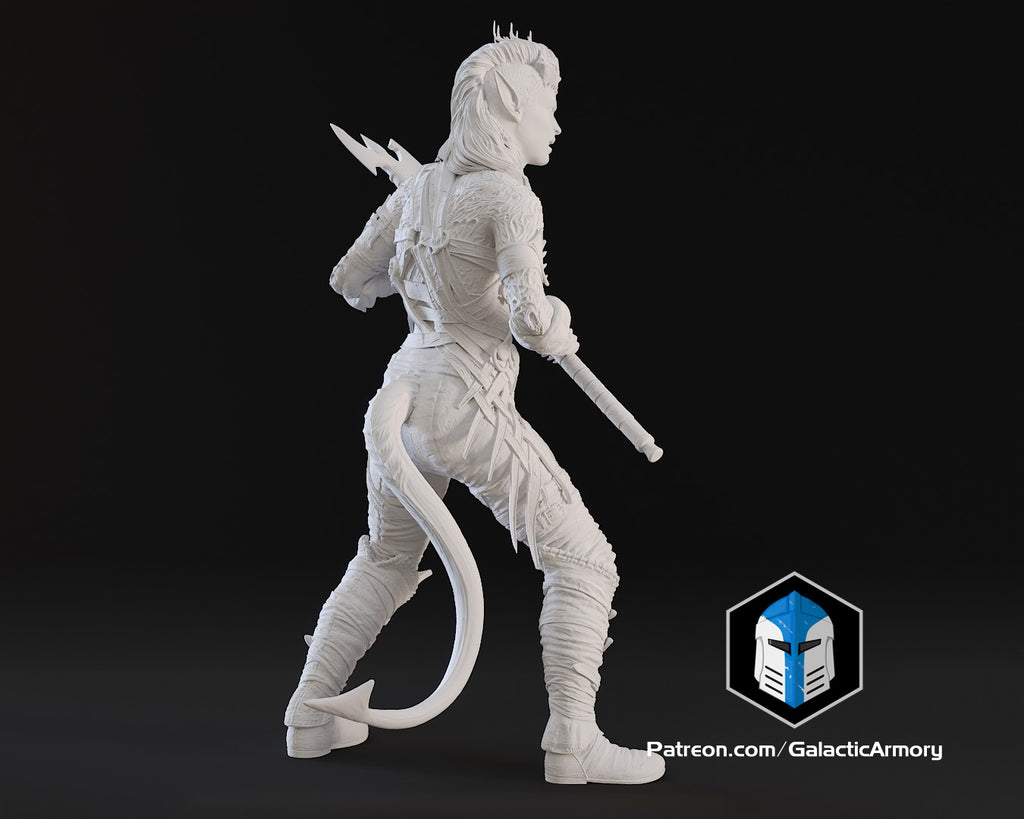 Karlach Figurine - Pose 2 - 3D Print Files – Galactic Armory