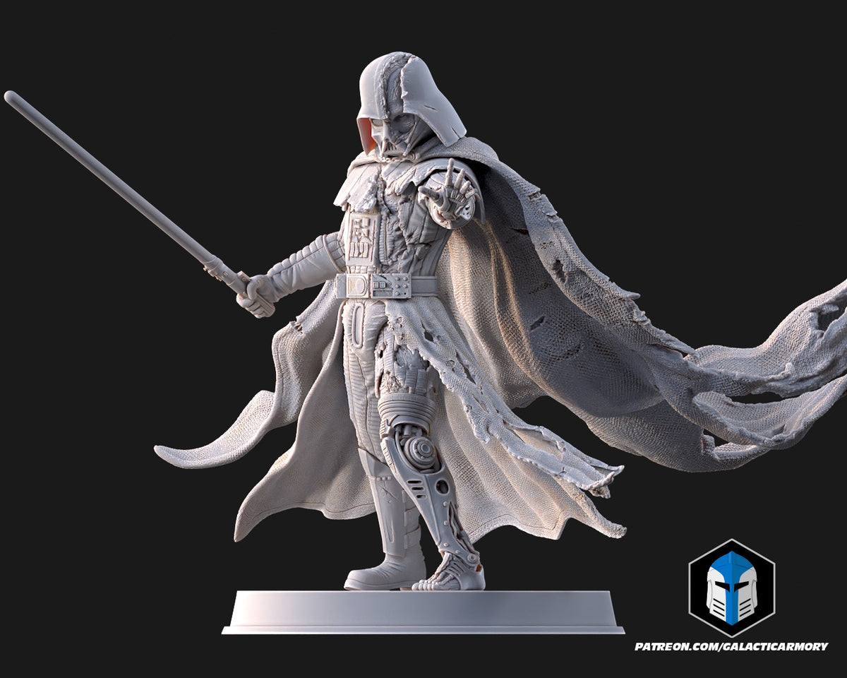 Damaged Darth Vader Figurine - Pose 1 - 3D Print Files – Galactic Armory