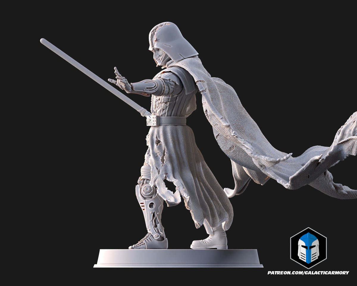 Damaged Darth Vader Figurine - Pose 1 - 3D Print Files – Galactic Armory