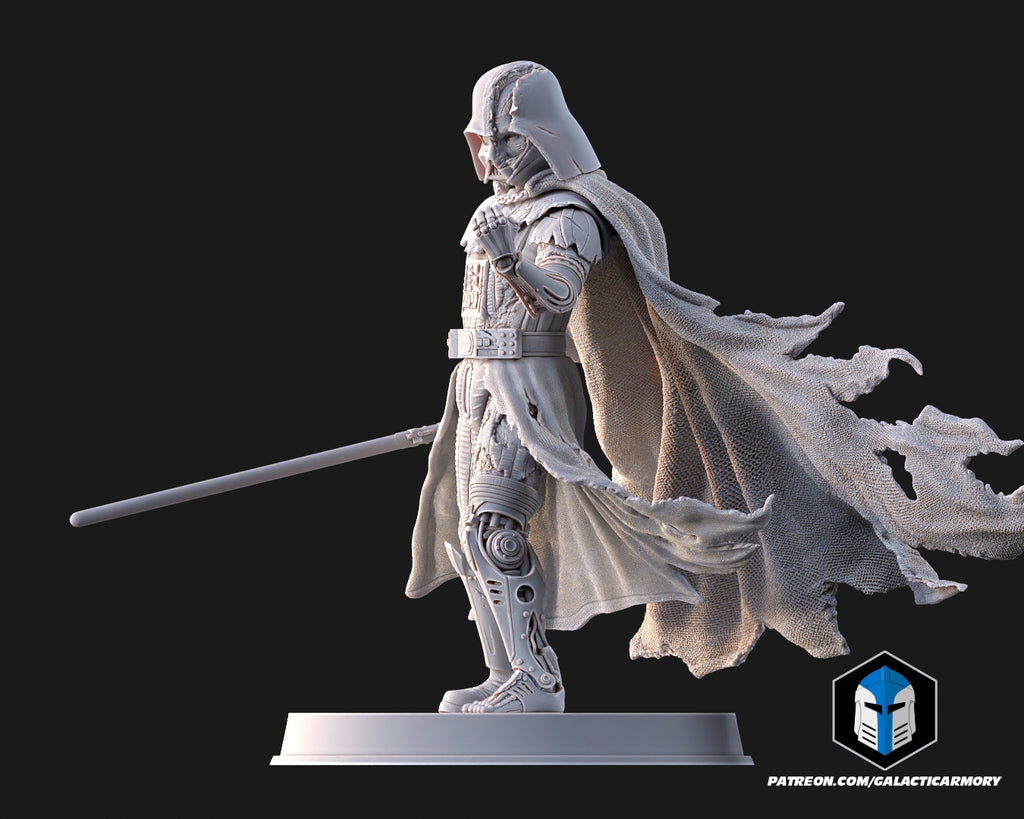 Damaged Darth Vader Figurine - Pose 2 - 3D Print Files – Galactic Armory