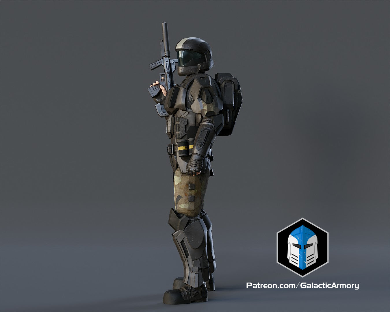 ODST Figurine - Pose 2 - 3D Print Files – Galactic Armory