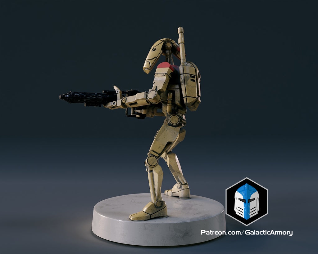 1:48 Scale Battle Droid Army - Heavy Class - 3D Print Files – Galactic ...