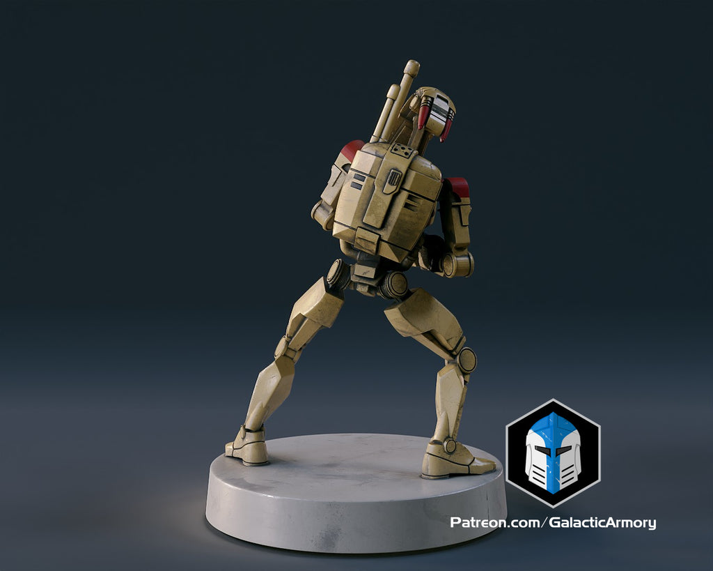 1:48 Scale Battle Droid Army - Heavy Class - 3D Print Files – Galactic ...