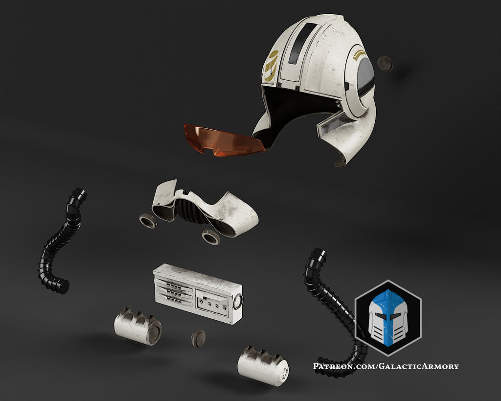 ARC 170 Clone Trooper Pilot Helmet - 3D Print Files – Galactic Armory