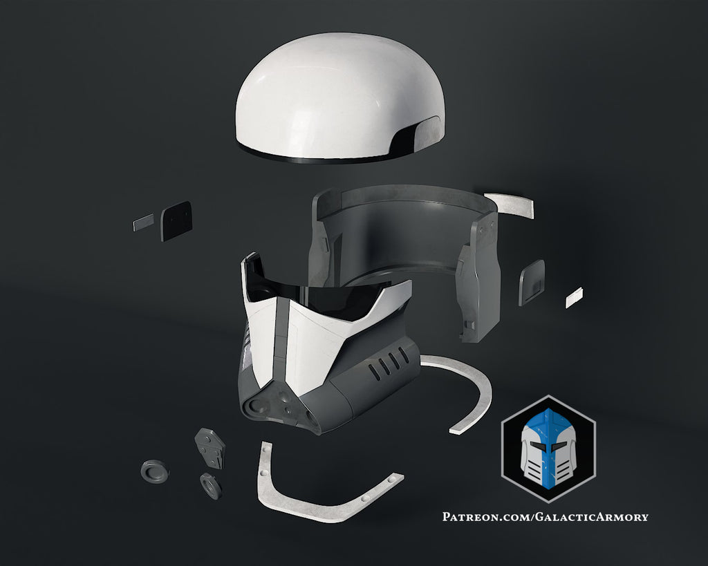 Imperial Mandalorian Commando Helmet - 3D Print Files – Galactic Armory