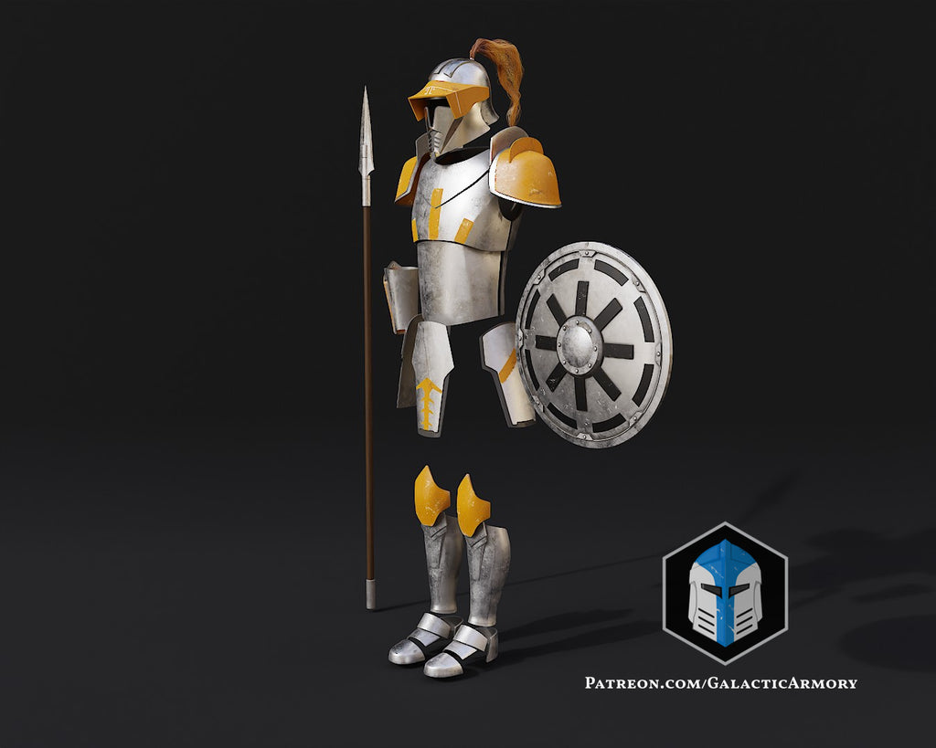 Bartok Medieval Commander Cody Armor - 3D Print Files – Galactic Armory