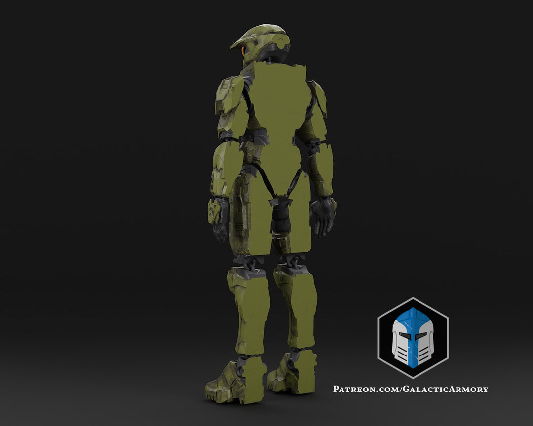 Print-In-Place Articulated Master Chief Doll - 3D Print Files ...