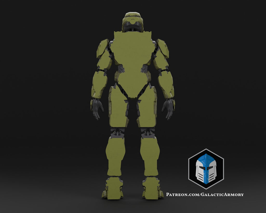 Print-In-Place Articulated Master Chief Doll - 3D Print Files ...